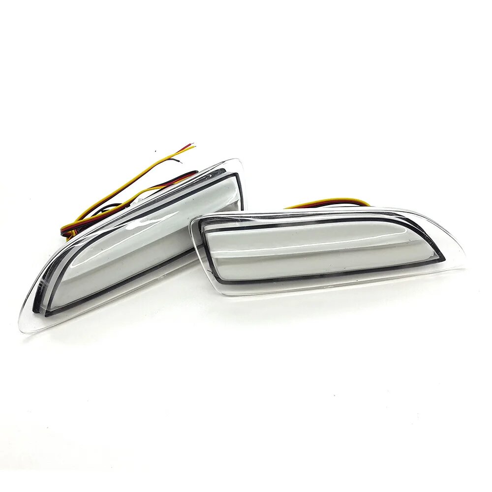 Задние бамперные фонари Toyota Corolla/Lexus CT200H 2011-2013, White lens, 2 шт.