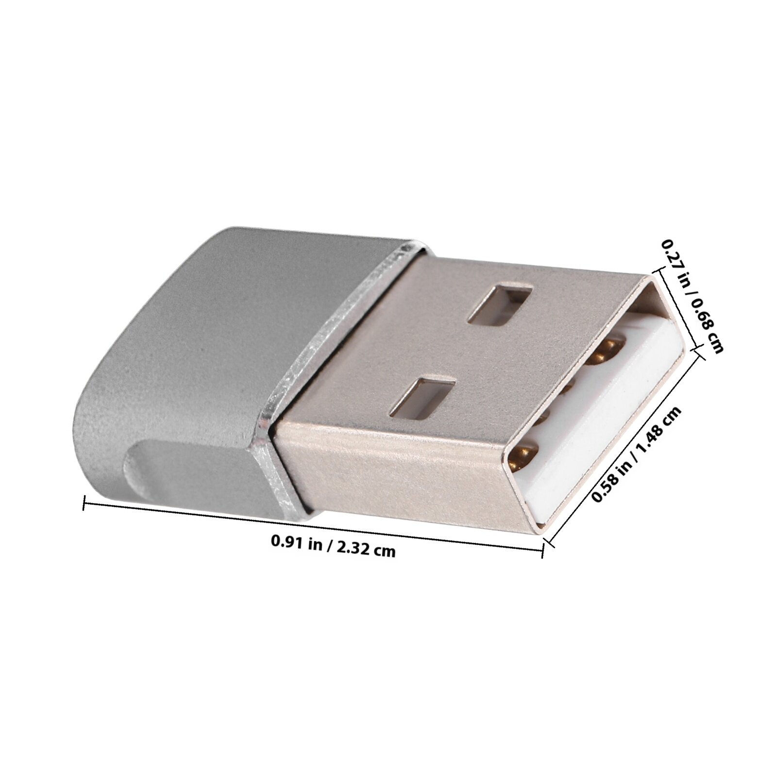 Адаптер USB Type C 2 Штуки USB C Женский На USB 2 0 Мужской Порт Габариты 2 32X1 48X0 68Cm