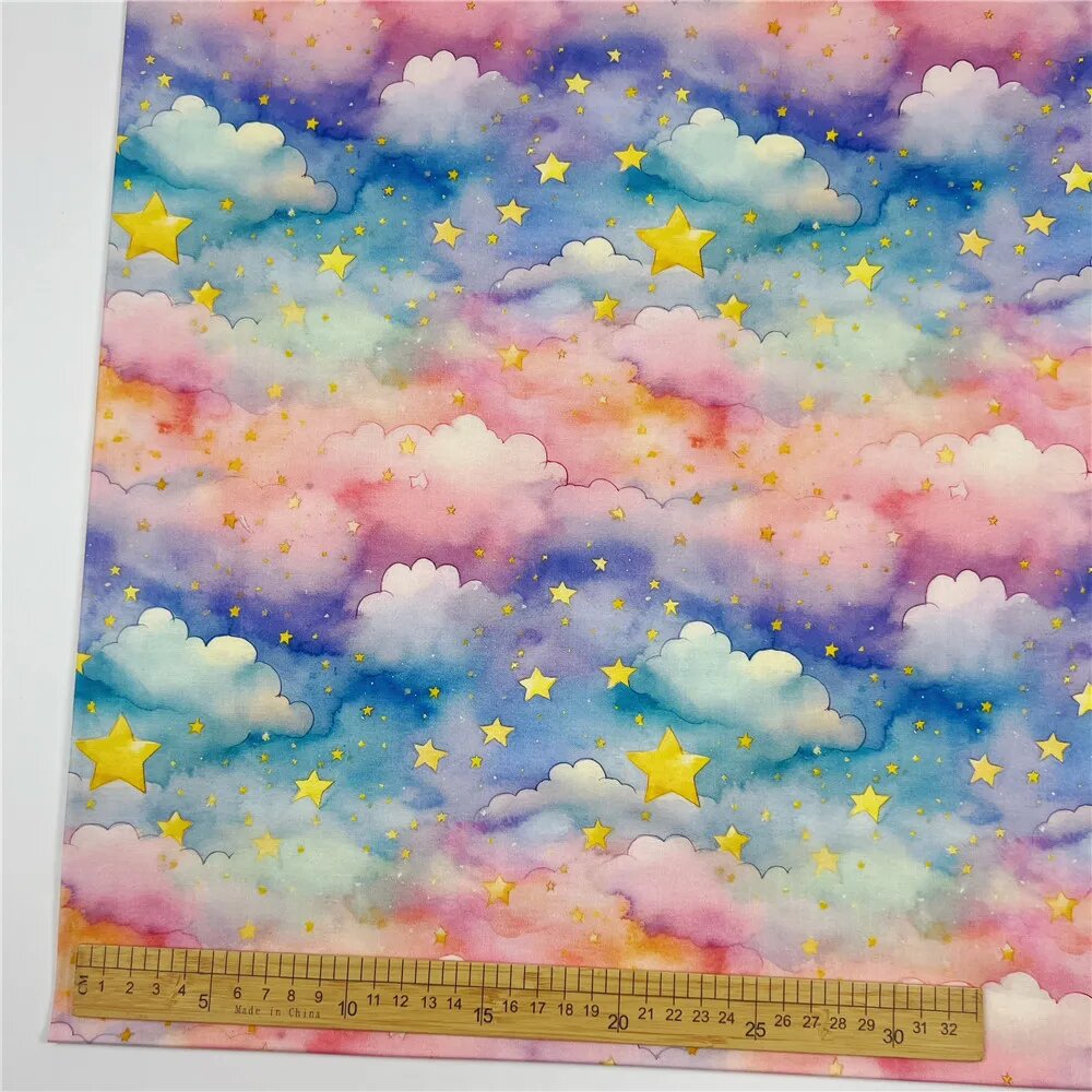 Хлопковая ткань Star Rainbow 0,45х1,1 м 0.5yard (45X145cm), 20s100