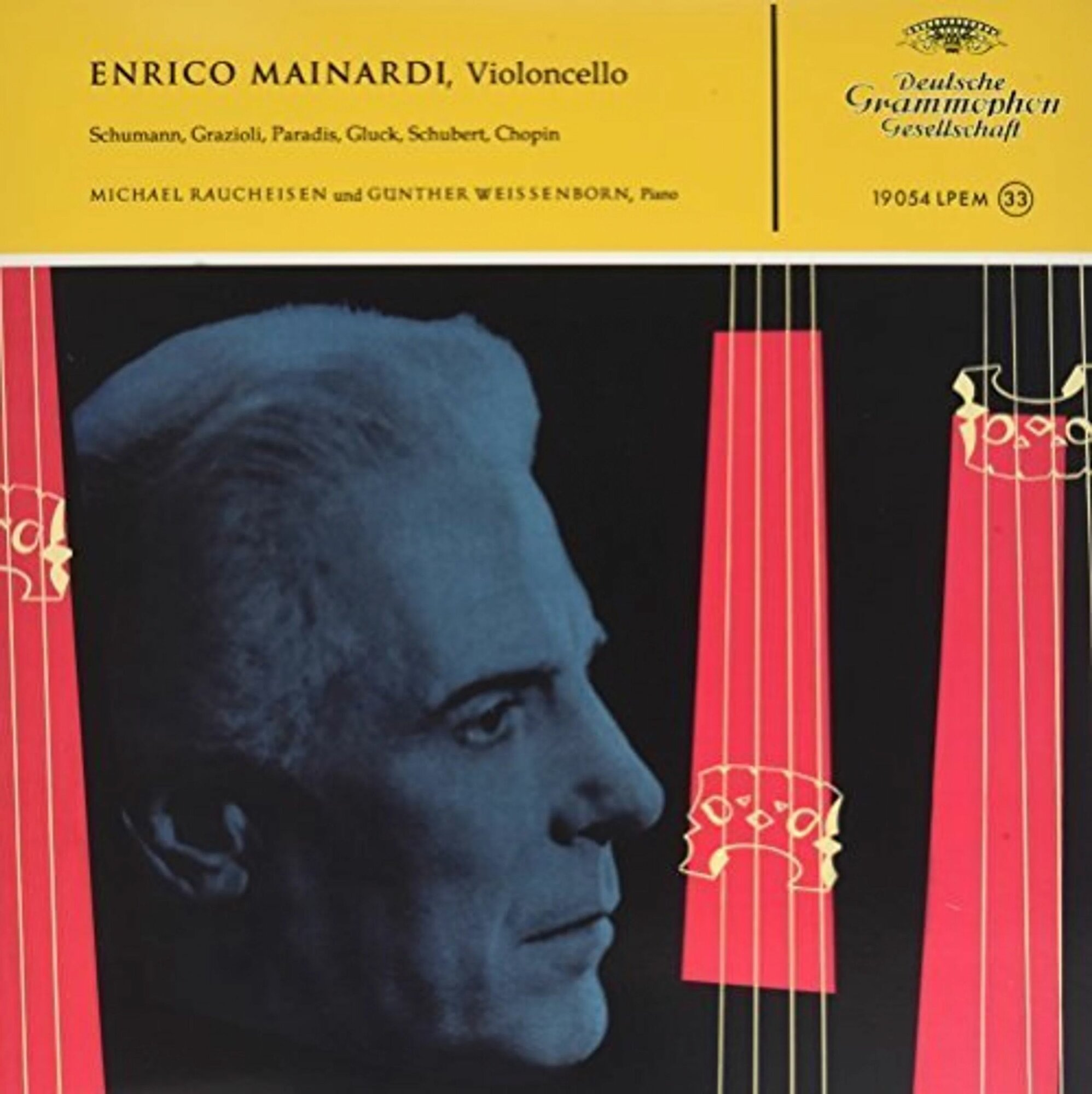 Виниловая пластинка Enrico Mainardi - Schubert: Sonate Fur Violoncello Und Klavier (Arpeggione) (LP) 2015