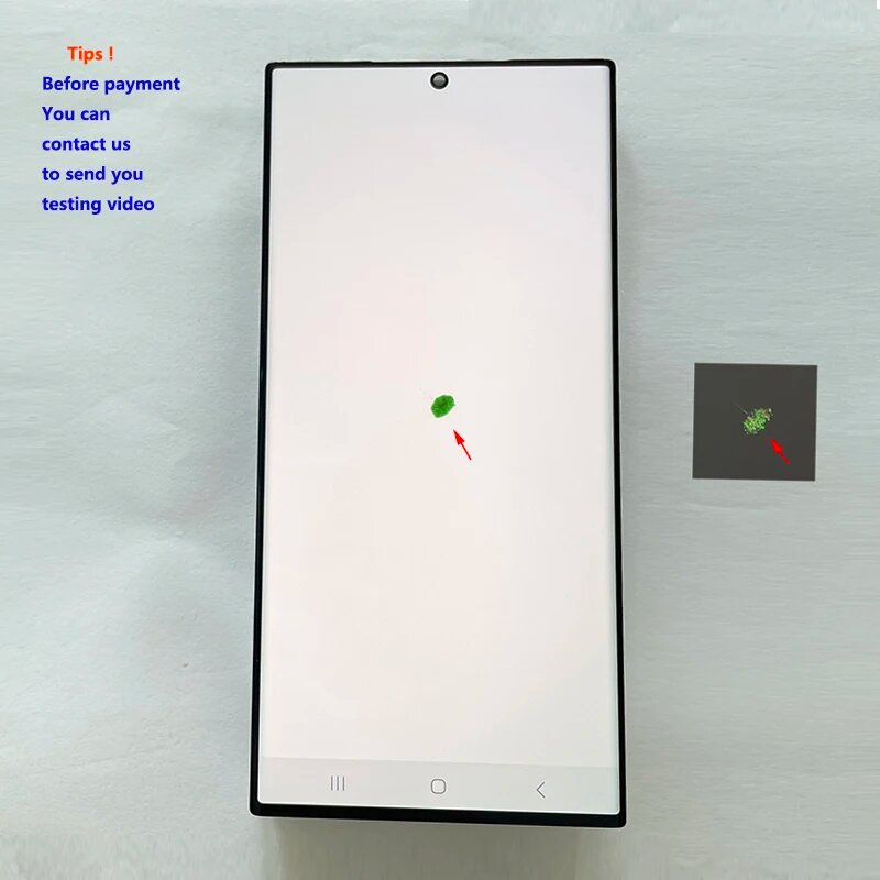 AMOLED с дефектовым экраном для Samsung S23 Ultra S918 S918B S918U 6,8 дюйма без рамки 325--No Frame