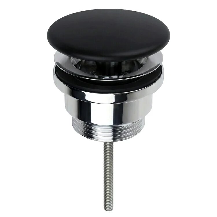 Выпуск для раковины Splendy AA3071URKBM без перелива, черный, матовый, латунный, универсальный