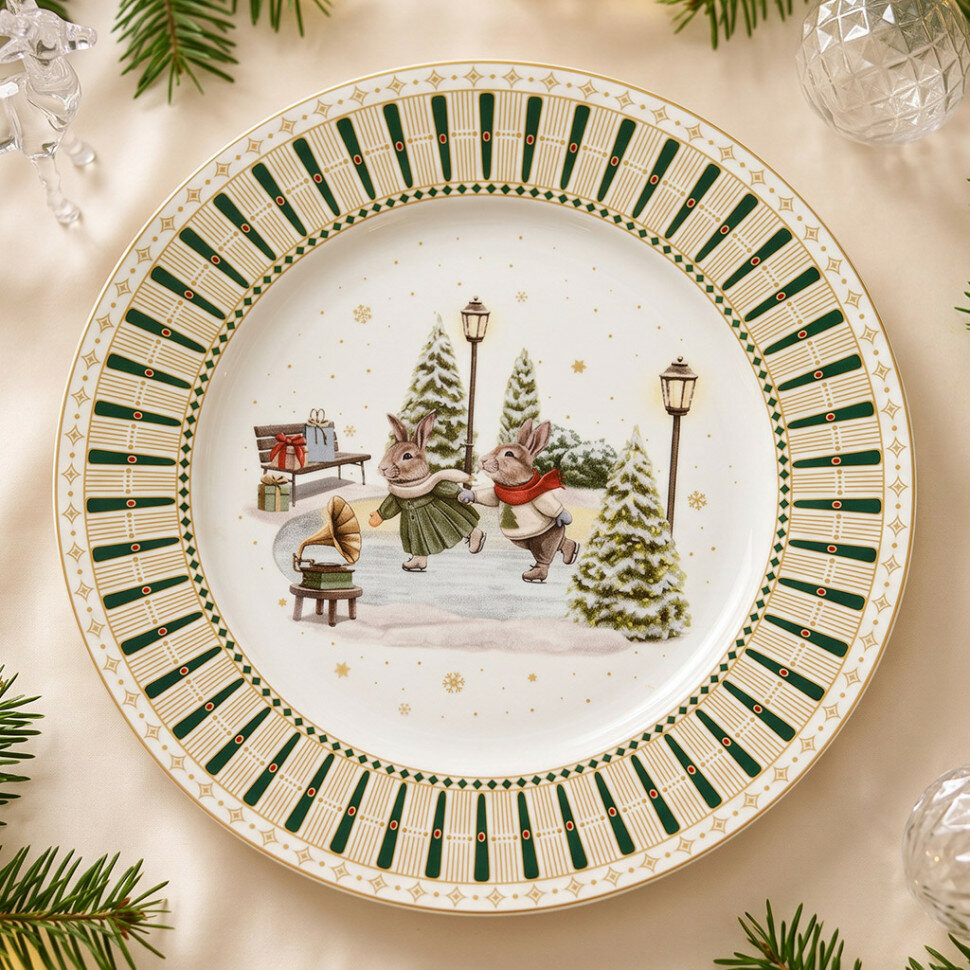 13302 FISSMAN Тарелка MIRACLE 27см (фарфор-new bone china)