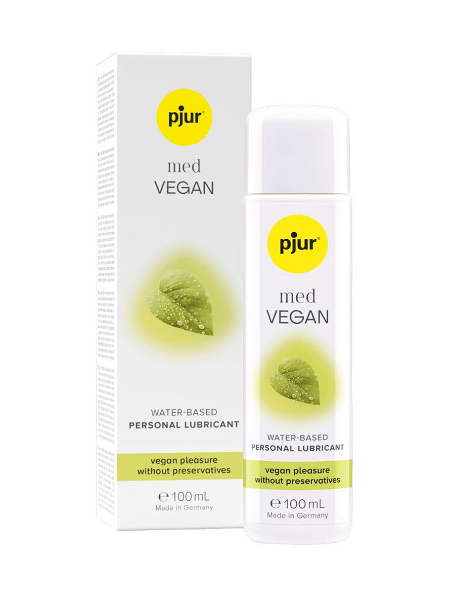 Лубрикант Pjur Med Vegan glide на водной основе, с регенерирующим и увлажняющим гиалуроном