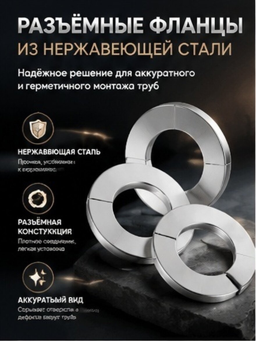 3 Штуки Накладки Для Труб Из Нержавеющей Стали Прочные И Устойчивые К Коррозии Размер 6.50X6.50X0.60Cm