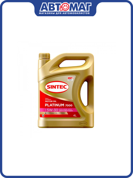 Моторное масло SINTEC Platinum 7000 5W-30 (4л) SINTEC SIN-5W30-A5B5-4L