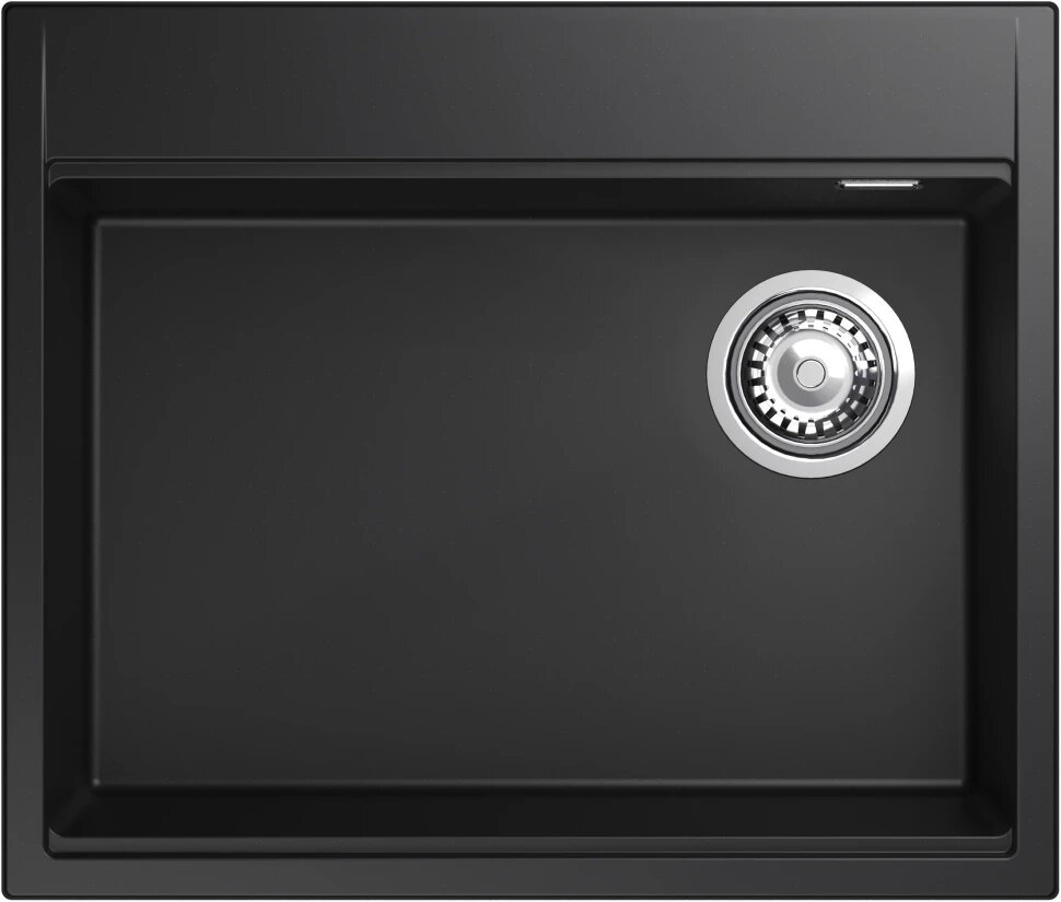 Кухонная мойка Rivelato Tesoro TR-605-R nero 60x51 см, черный