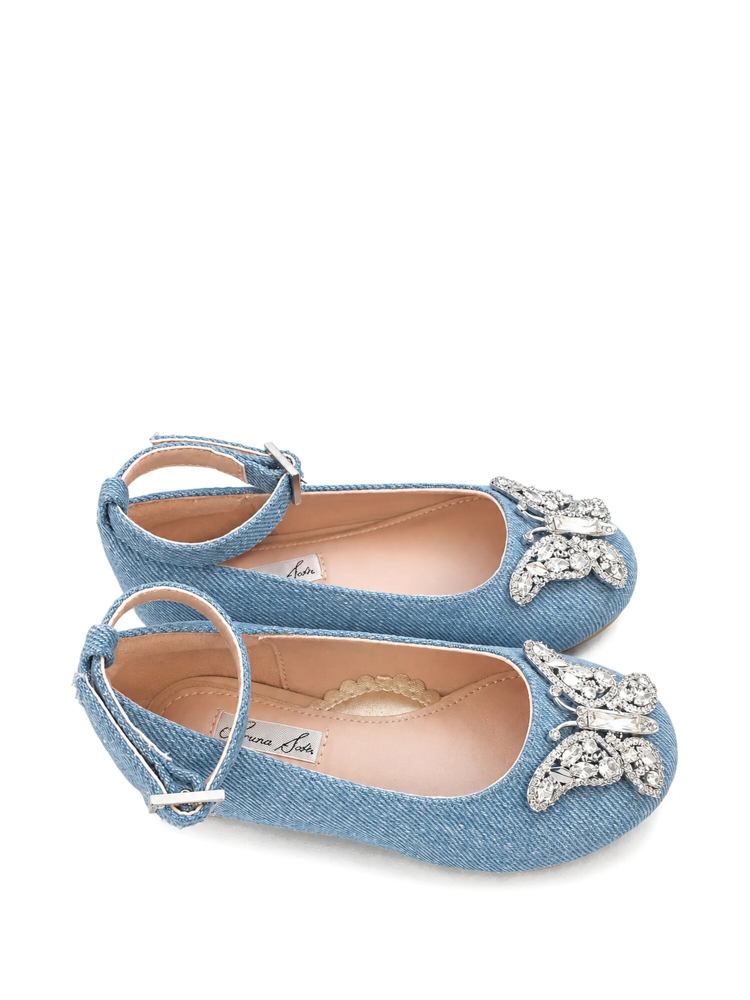 Балетки Angelina crystal-embellished ballet flats