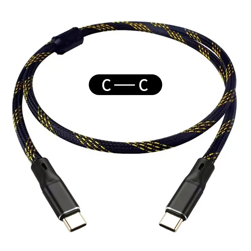 USB-C на USB-C кабель 1.5 м, черный