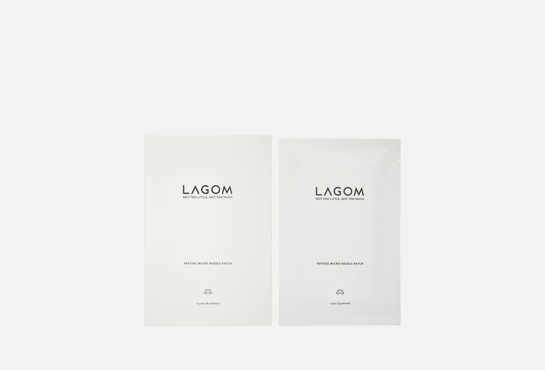 Lagom Peptide Микропатчи для кожи вокруг глаз 8 шт