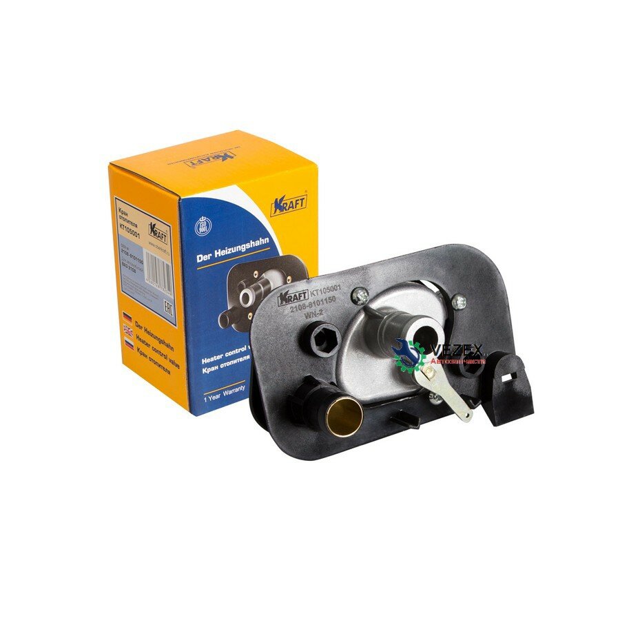 KRAFT KT105001 Кран отопителя ВАЗ 2108