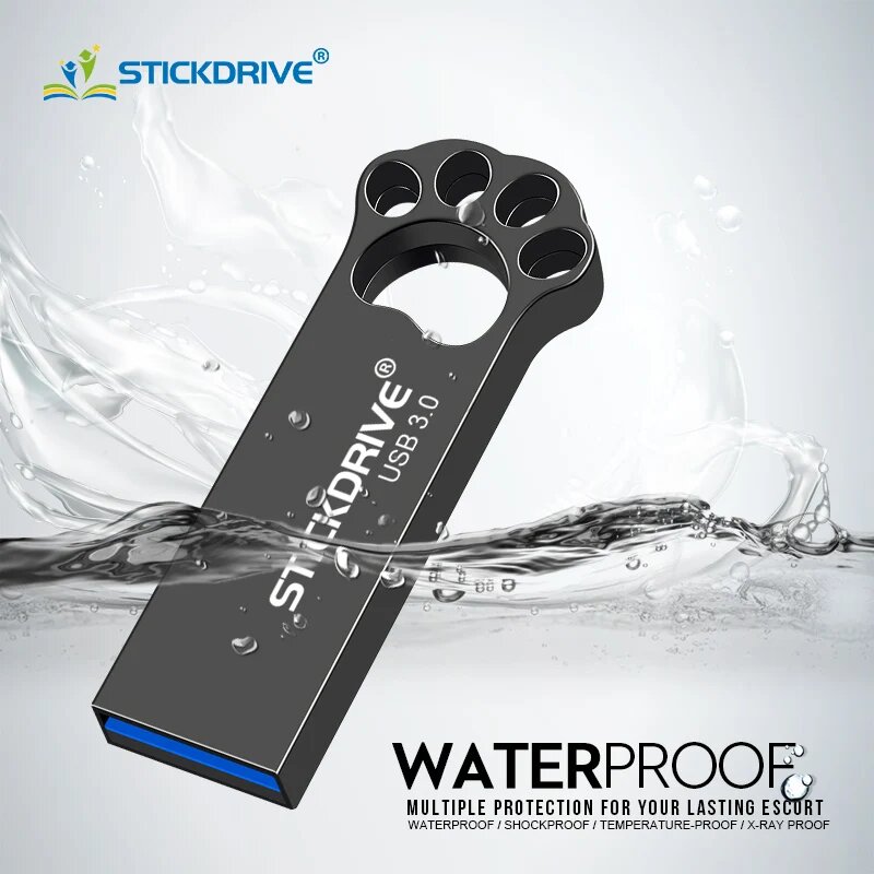 Флешка Stickdrive MZ016G 32 ГБ USB 3.0, серебристая