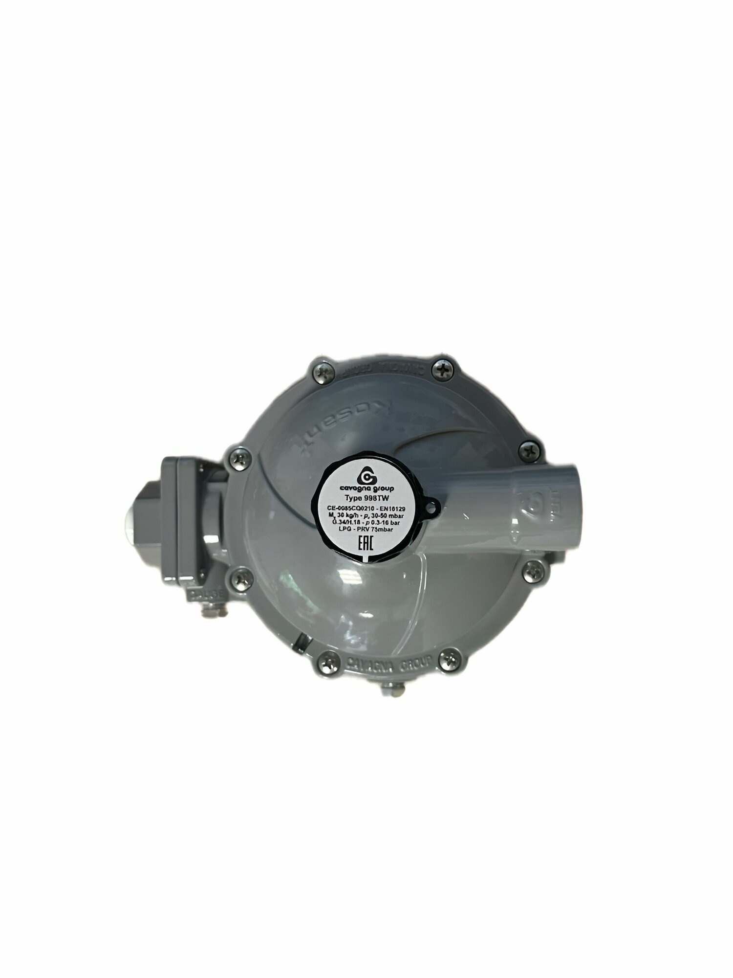 Регулятор давления газа 998TW (30 кг/ч) для газгольдеров