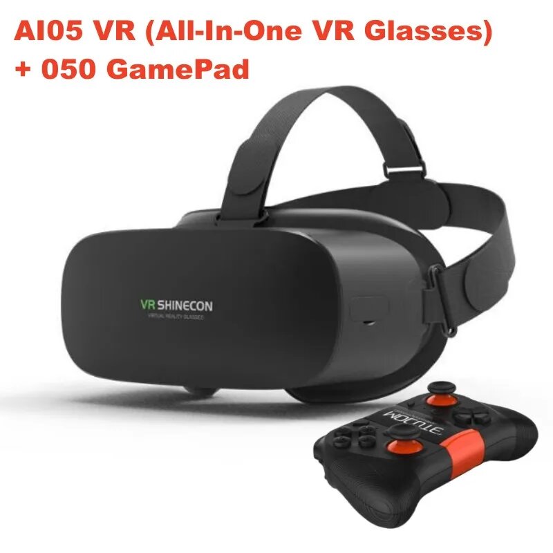 Виртуальные очки All-In-One VR-шлем IMAX 3D 2K HD киношлем с встроенным VRAPP 360° полный обзор беспроводной игровой джойстик