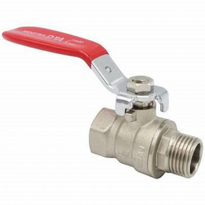 Кран шаровой V&G Optima, внутренняя/наружная, 1/2" (рычаг)