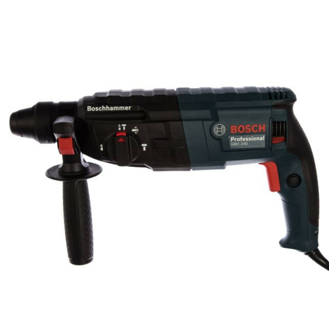Перфоратор Bosch GBH 240 патрон: SDS-plus уд:2.7Дж 790Вт (кейс в комплекте)