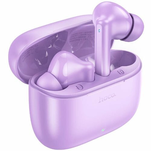 Bluetooth наушники вкладыши с микрофоном TWS Hoco EQ2 Thought Purple, беспроводная мобильная гарнитура, пурпурные