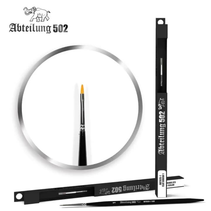 Кисточка AK Interactive Flat Brush 1 — фото 1