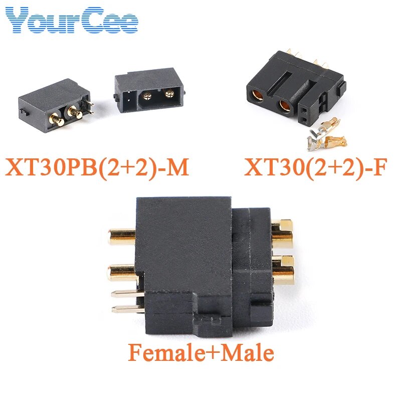 2 шт. внутренние разъемы XT/MR/MT/AM/AS/EC Your Cee