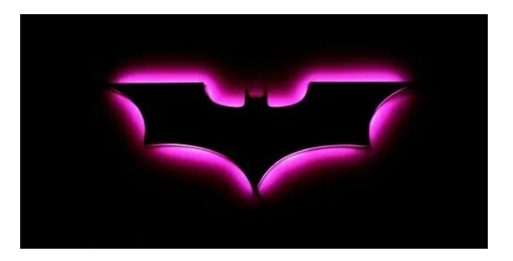 Настенный светильник Batman/ ночник Бэтмен с розовой подсветкой