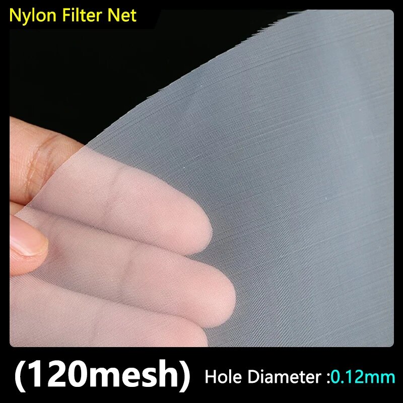 Многоразовая нейлоновая фильтрующая сетка 80-500 меш 1Mx1M, 120Mesh hole 0.12mm