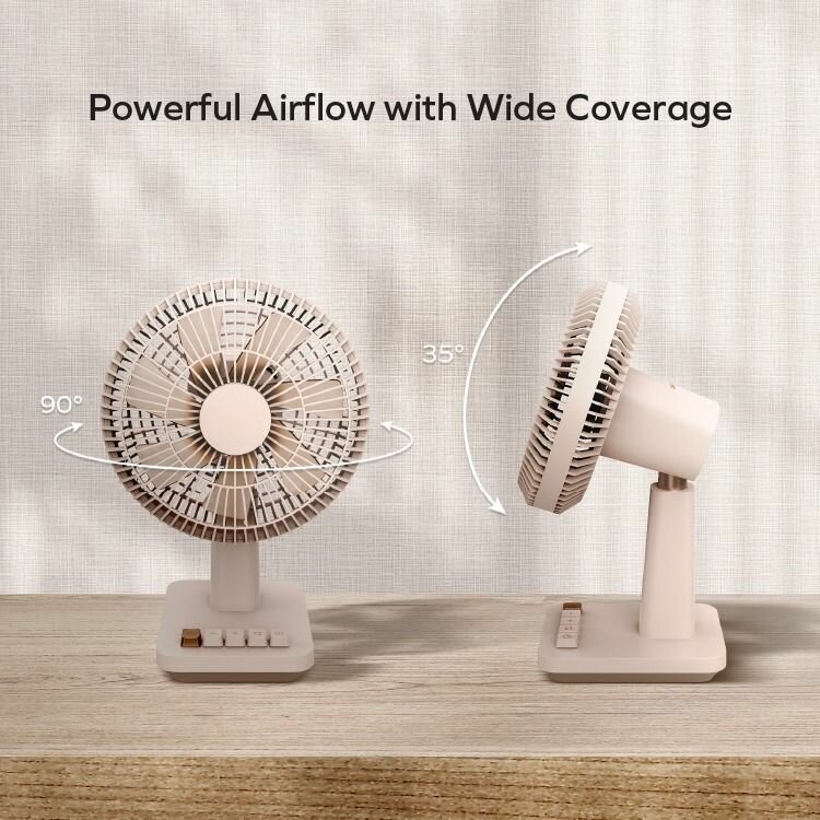 Настольный Вентилятор Momax 1Pod Wireless Ultra Quiet Mini Fan - (IF20L2)