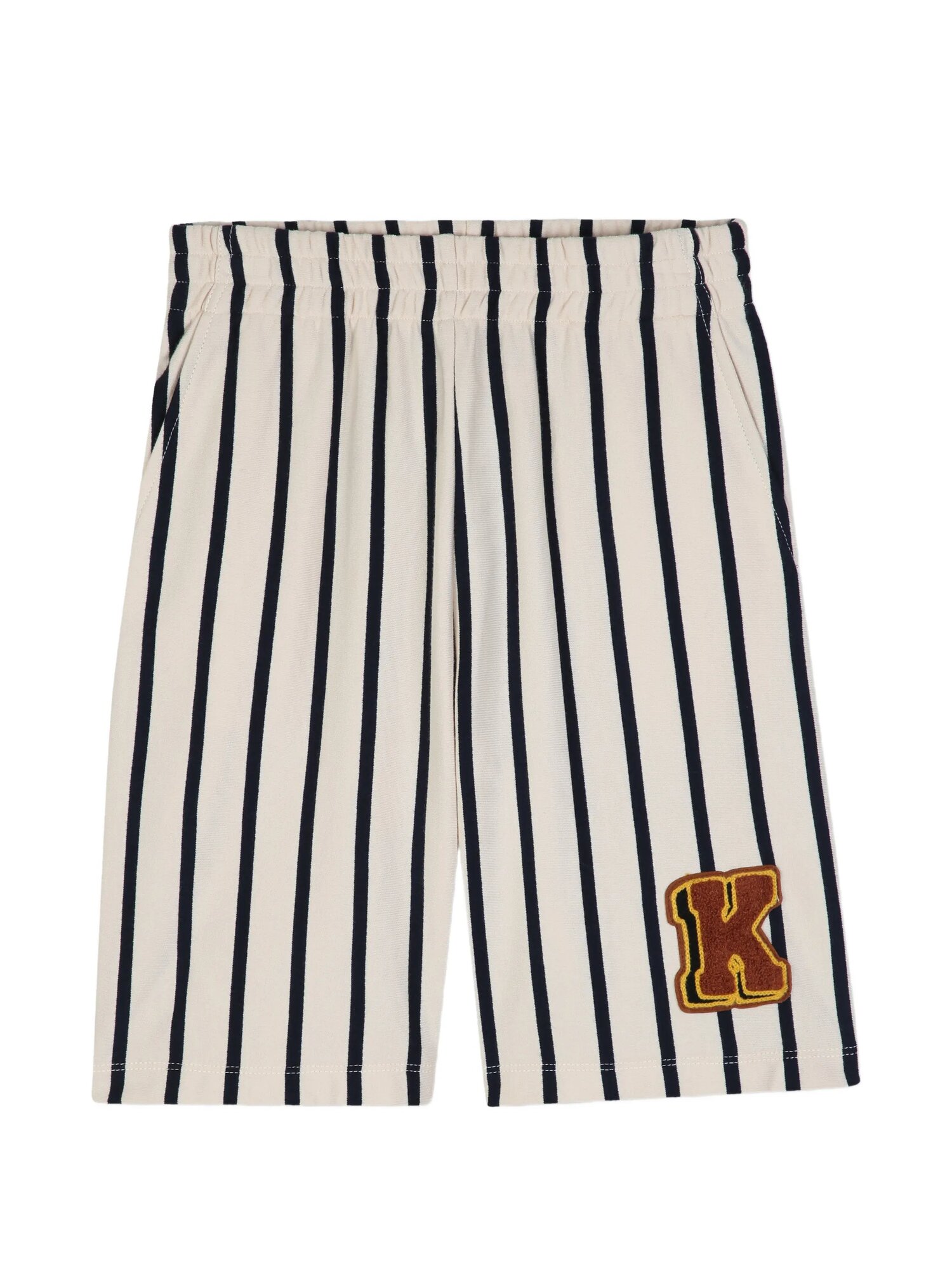 Шорты Striped logo-patch shorts