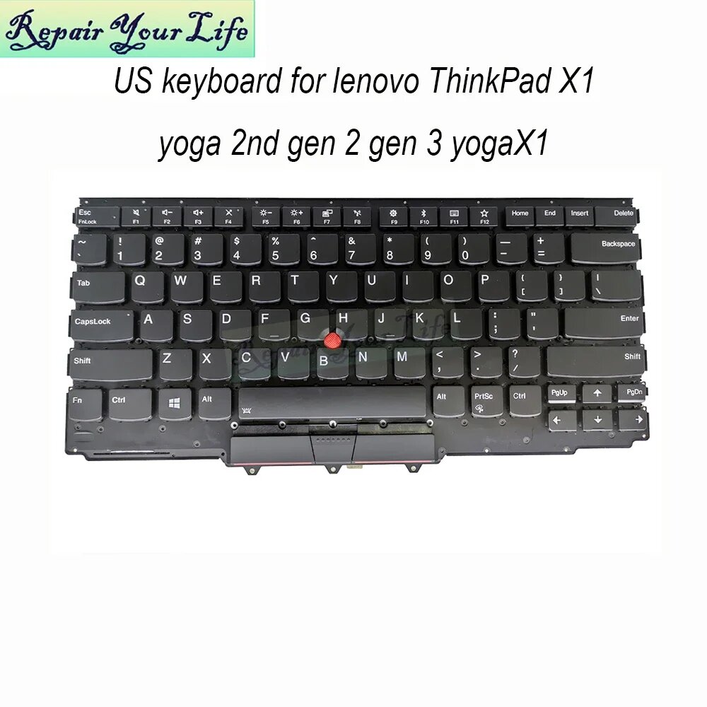 Клавиатура для Lenovo ThinkPad X1 Yoga 2-го/3-го поколения REPAIR YOUR LIFE