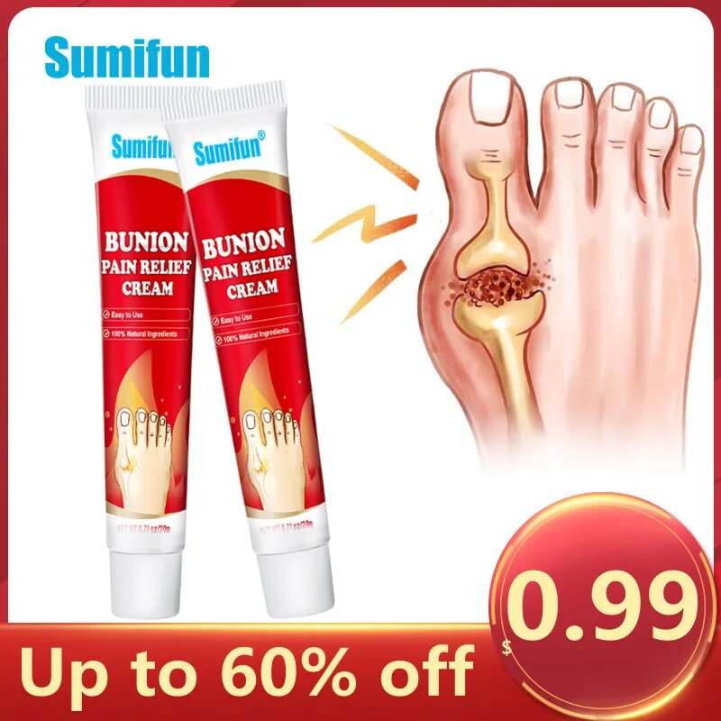 Крем для лечения подагры Sumifun, 20 г, 10pcs