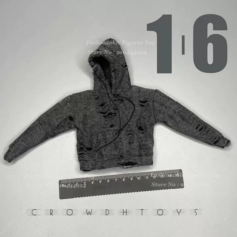 CROWDHTOYS 1/6 Мужская военная одежда для кукол Серый, grey Pullover