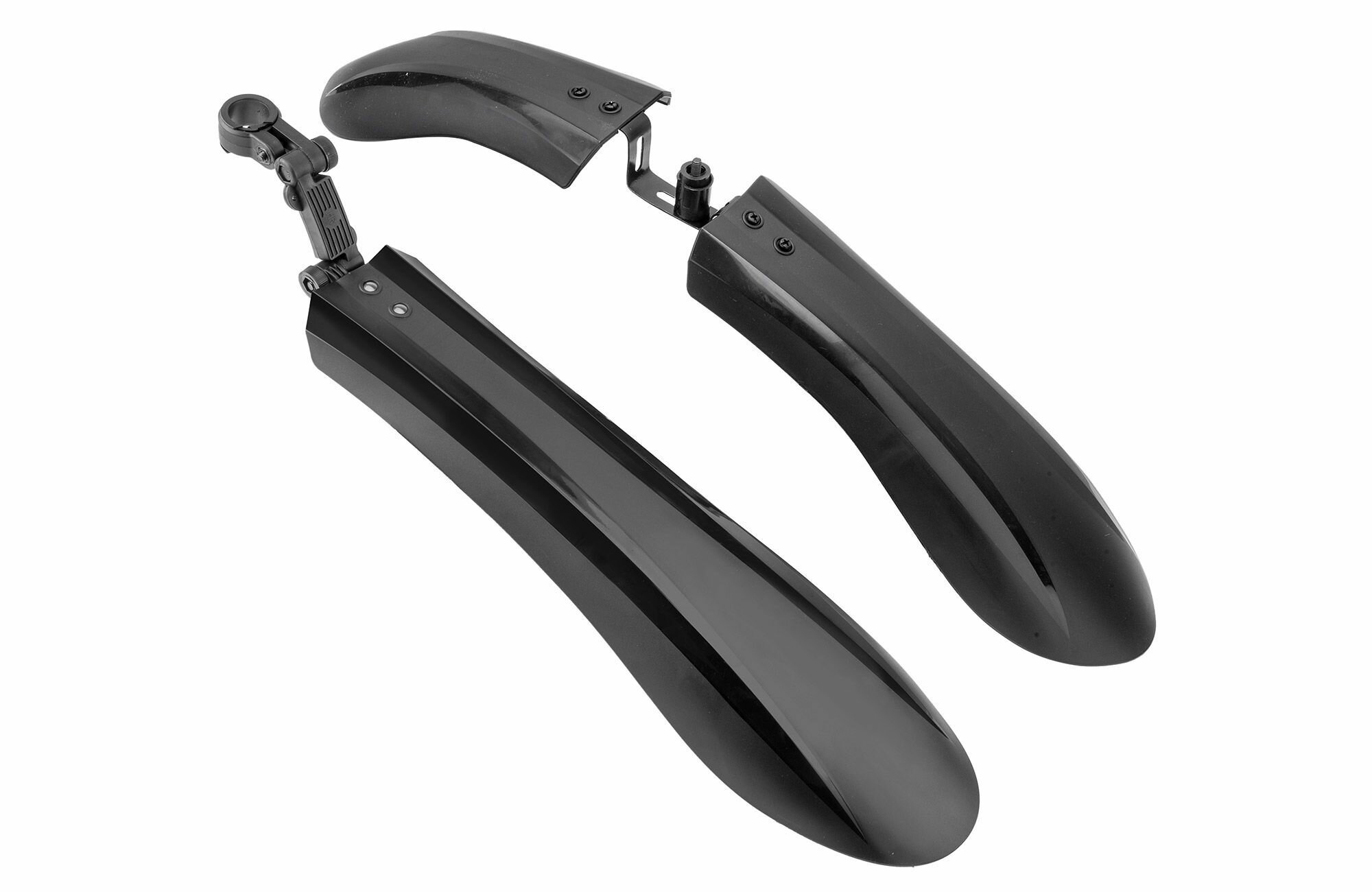 Крылья STELS 24"-26" XGNB-062-3, FAT-bike, пластиковые, чёрные, комплект