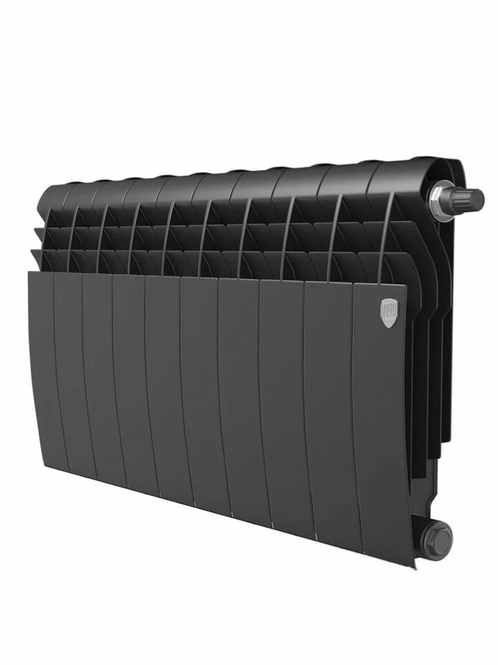 Радиатор Royal Thermo BiLiner 350 Noir Sable VR80 10 секций нижнее правое подключение