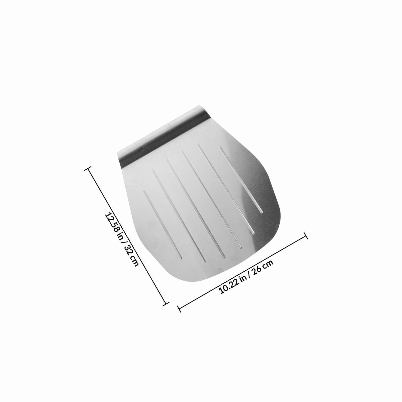 Stainless Steel Pizza Shovel Для Дома И Профессионального Использования Размер 32.00X26.00X3.00Cm