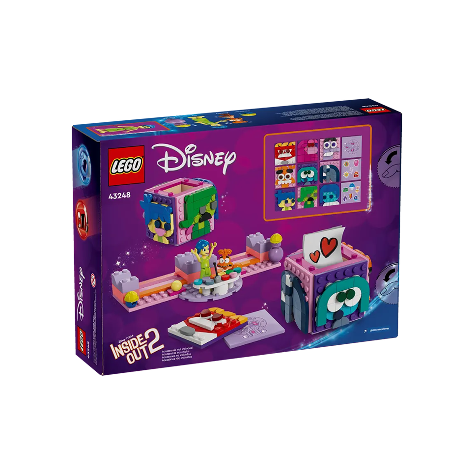 Конструктор LEGO Disney Pixar "Головоломка 2" "Кубик эмоций", Disney inside Out 2 Mood Magic Cubes 394pcs