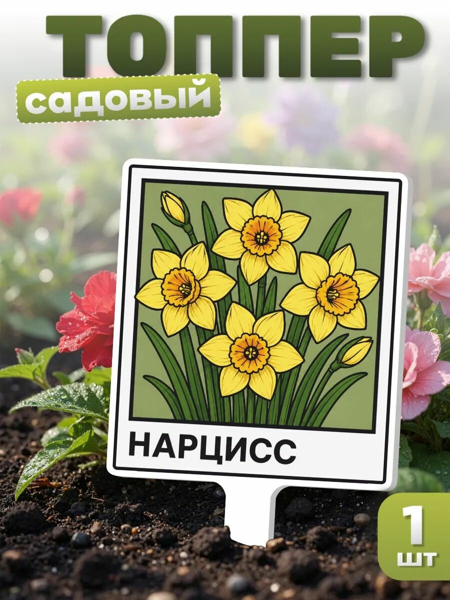 Садовые фигурки для дачи цветы Нарцисс