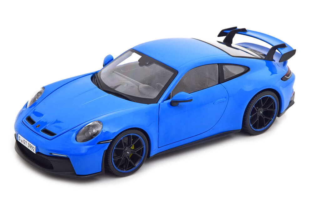 Модель коллекционная MAISTO Porsche 911 (992) GT3 2022 blue / порше 911 ГТ3