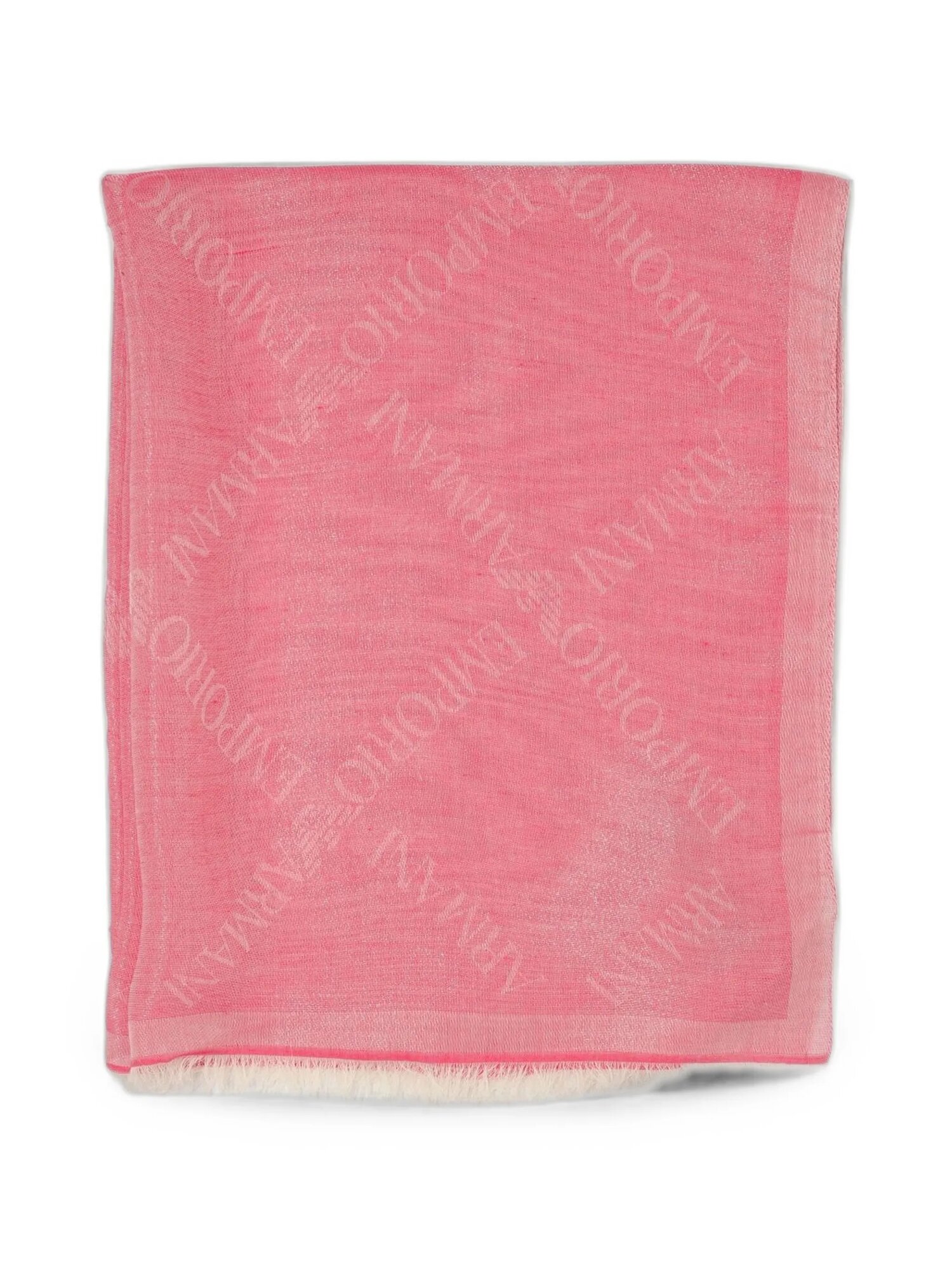 Шарф Logo-jacquard frayed-edge scarf для девочек