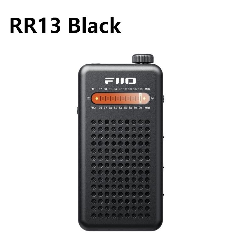 FIIO RR13 Портативное Ретро-FM-стерео радио с усилением басов "Снежное небо"