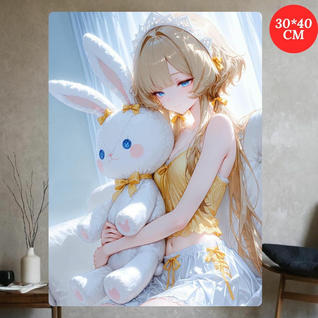 Картина на металле (Genshin Impact) 30*40 см