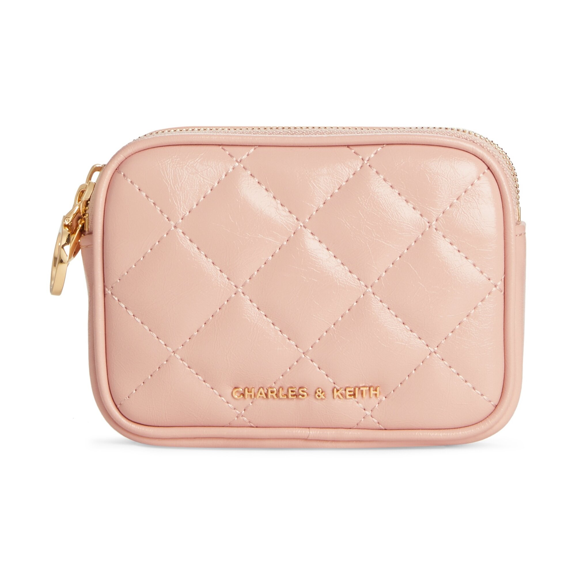 Бумажник CHARLES & KEITH, фактура тиснение
