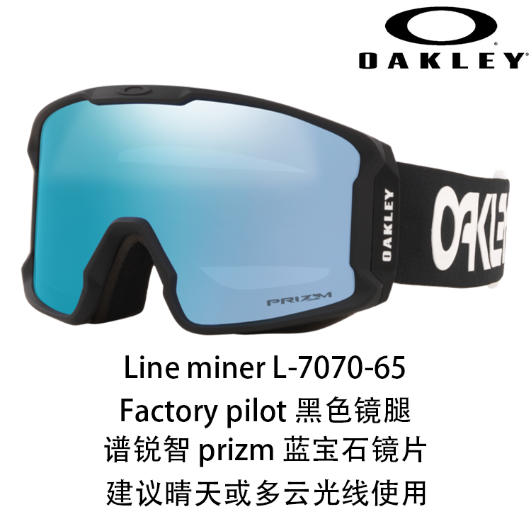 Лыжные очки унисекс Oakley LINE MINER L 7070, L EU