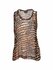 Топ Tom Ford Tiger-print sleeveless top, размер 38 EU, коричневый