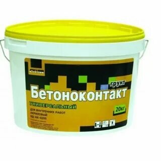 Грунтовка Бетонконтакт Cover, 14 кг, для внутренних и наружных работ