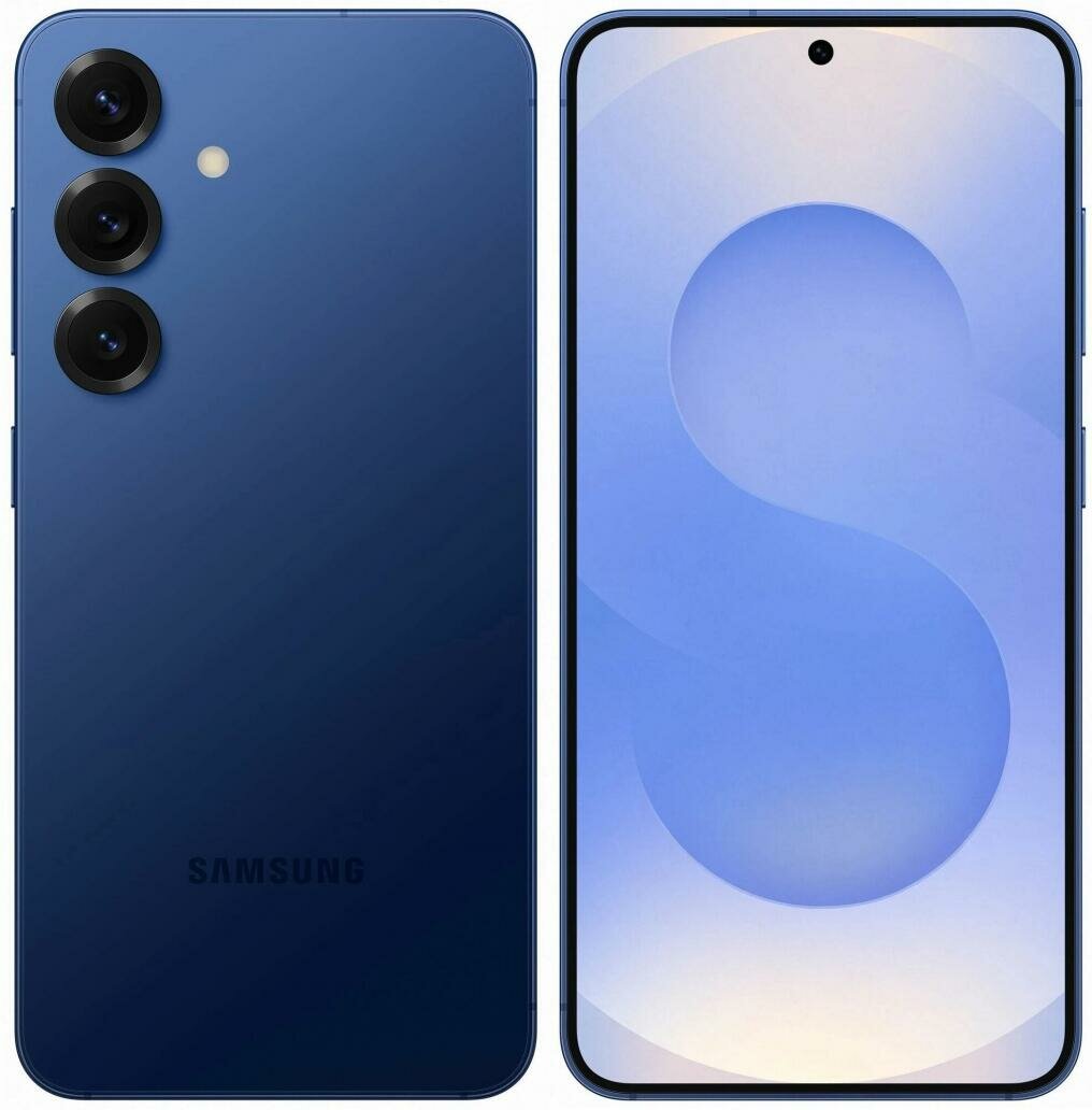 Смартфон Samsung Galaxy S25 5G, 12/128Gb, nano SIM+eSIM, Navy (Синий)