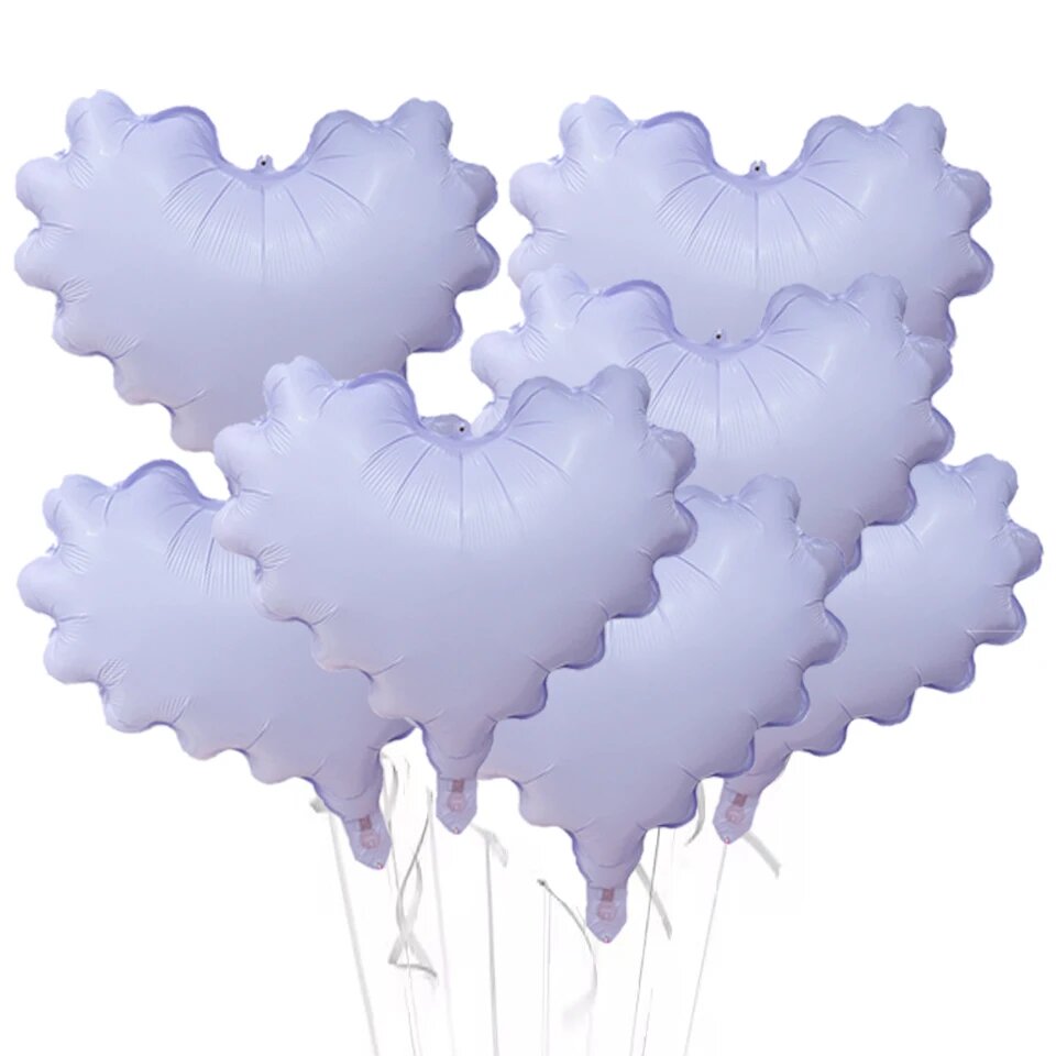 Розовые фольгированные воздушные шары 32 дюйма 5pcs cream purple