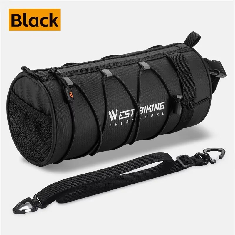 WEST BIKING Водонепроницаемая передняя сумка для велосипеда Черный, A Black