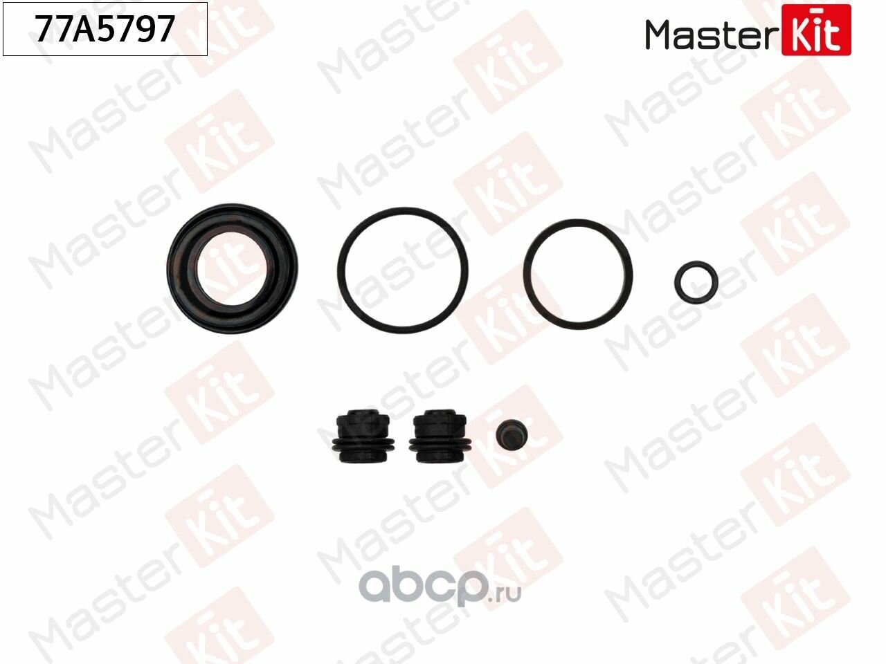 Ремкомплект тормозного суппорта Nissan QASHQAI II (J11, J11_) 2013 -, MASTERKIT 77A5797