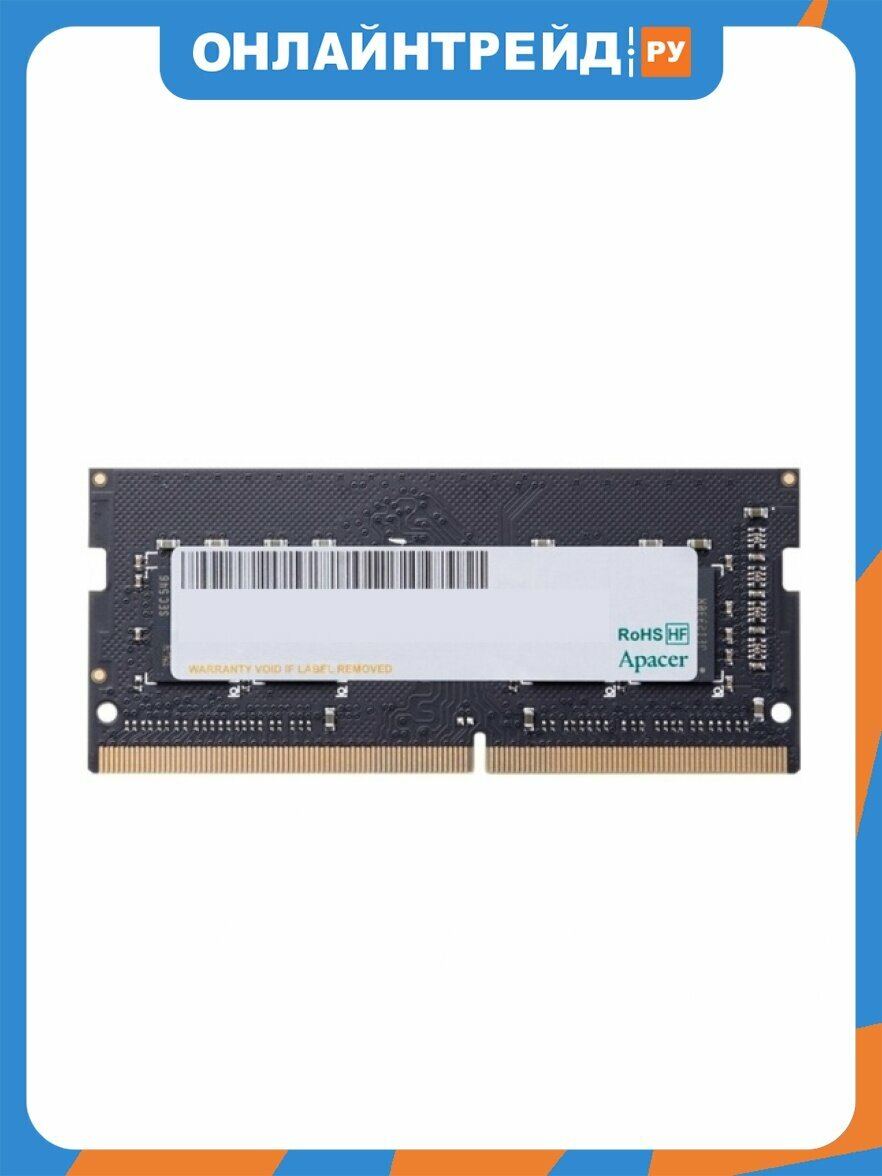 Оперативная память Apacer SO-DIMM DDR4 16Gb 2666MHz CL19 1.2V ES.16G2V. GNH [AS16GGB26CQYBGH]