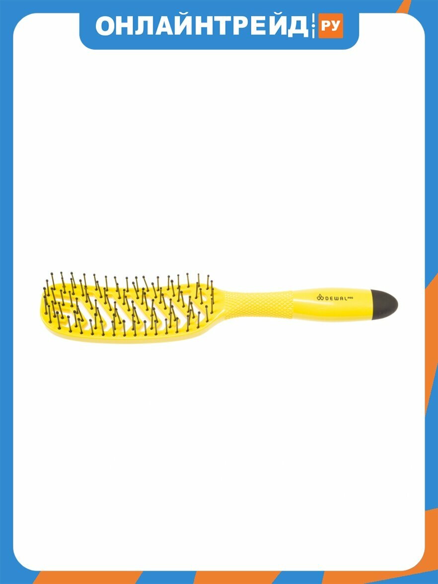 Щётка для укладки волос Dewal Professional DEWAL BNN87 BANANA продувная, узкая