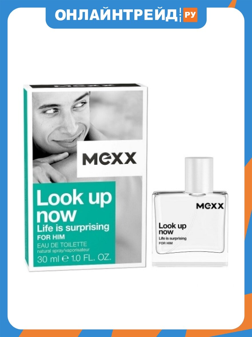 Мужская туалетная вода Mexx Look Up Now Man, 30 мл